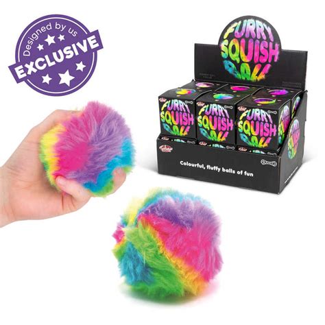 Scrunchems Furry Squish Ball 6cm One For Fun