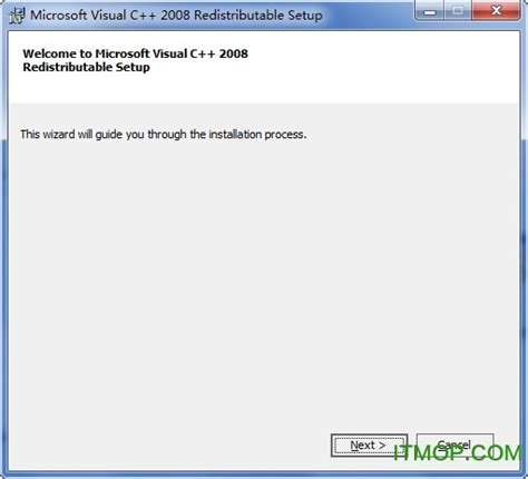 VC 2008 SP1 Redistributable Package安装截图预览 IT猫扑网