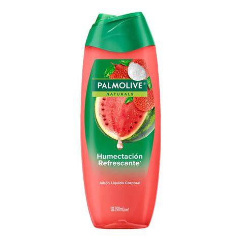 Jabón Líquido Corporal Palmolive Naturals Sandía y Lychee 390 ml Soriana