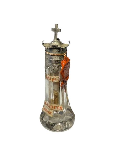 18th Century Reliquary Ampoule Of Saint Margaret Of Cortona Ref 110274