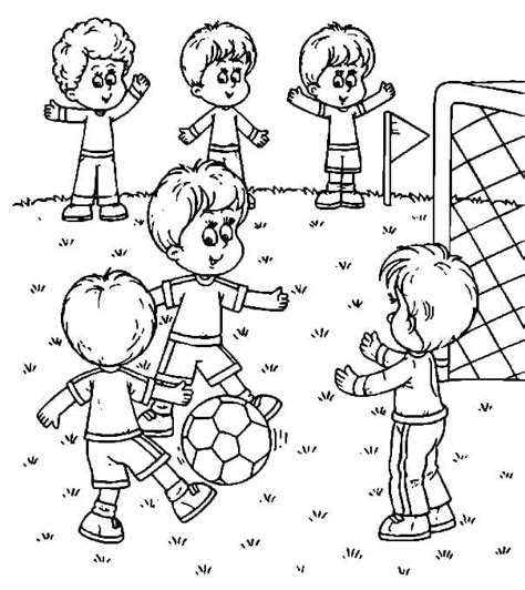 Dibujos De F Tbol Para Ni Os De A O Para Colorear Para Colorear 10080
