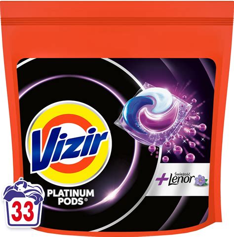 Vizir Platinum PODS Kapsułki do prania ciemnych ubrań 33 prań Opinie