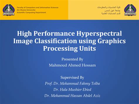 pdf talk pdf high performance hyperspectral image classification using graphics processing units