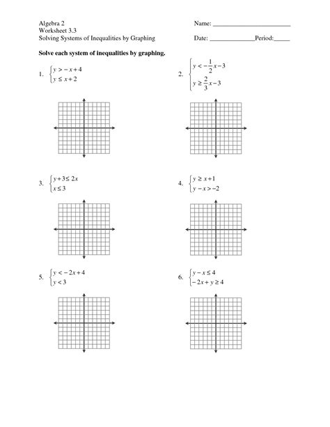 systems of linear inequalities practice
