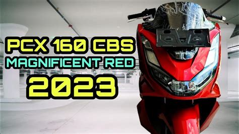 Pcx Terbaru Warna Merah Glossy Tampil Mewah Youtube