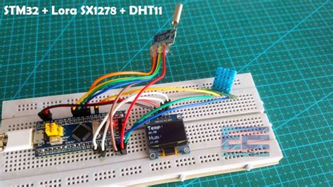 Lora Sx And Stm Based Temperature And Humidity Monitoring Using