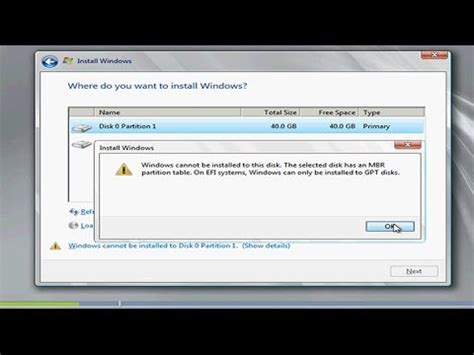 How To Convert Mbr To Gpt During Windows Installation Youtube