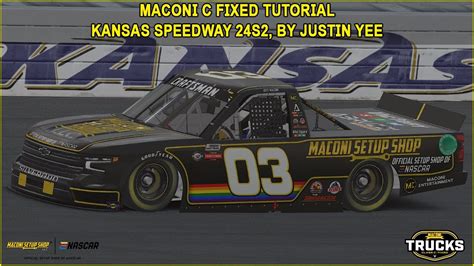 IRacing Fixed NASCAR Series Tutorial Maconi C Fixed Truck Series At