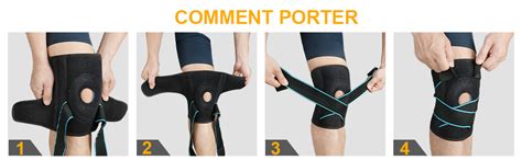 ACWOO Genouillère de Sport Genouillère avec Stabilisateurs Latéraux et