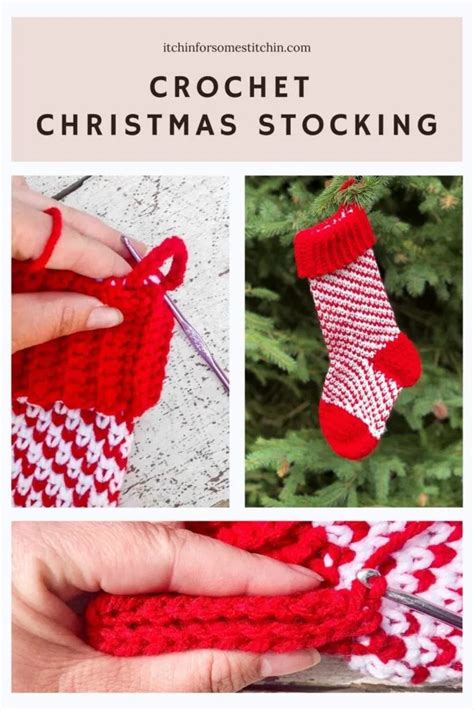 Stripes Of Love Christmas Stocking Crochet Pattern Heartwarming