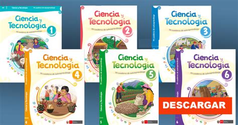 Minedu Cuadernos de autoaprendizaje del área de Ciencia y Tecnología