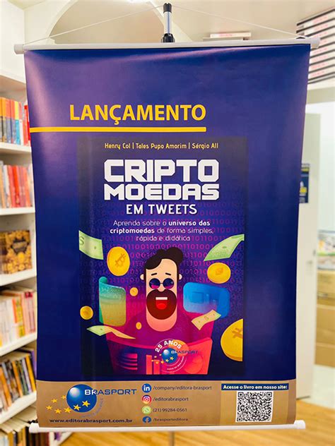 Lançamento do livro CRIPTOMOEDAS EM TWEETS Editora Brasport