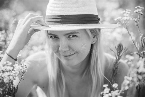 Cute Blonde Girl With Fresh Skin Outdoor Portrait Stock Image Image Of Makeup Cosmetology