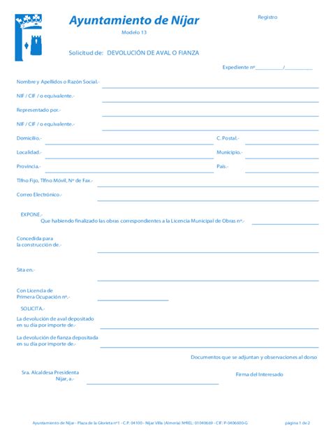 Fillable Online Fillable Online Ayto Murcia DECRETO SELLO REGISTRO
