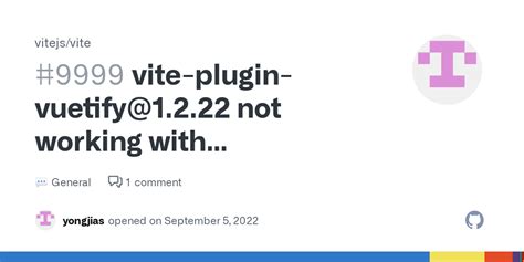 Vite Plugin Vuetify 1 2 22 Not Working With Vite V3 1 0 Error Vuetify