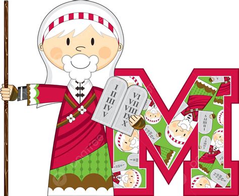 Moses And The Ten Commandments Clipart