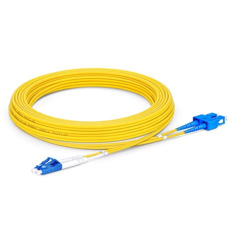 5m 16ft Jarretière Optique LC UPC vers SC UPC Duplex 9 125 Monomode