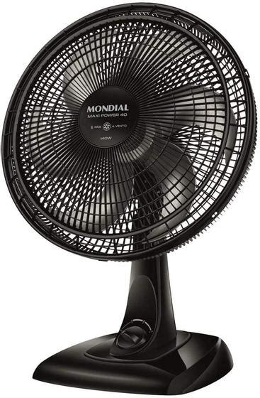 Ventilador de Mesa Mondial Turbo VT 40 B 3 Velocidades 40cm 6 Pás