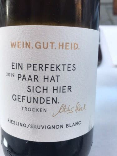 2019 Weingut Heid Riesling Sauvignon Blanc Trocken Vivino US
