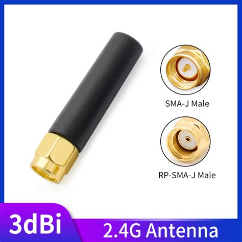 3dBi 2 4ghz antenne SMA mâle 2 4G Wifi antenne RP SMA connecteur mâle
