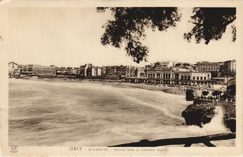 Biarritz Etude sur la Grande Plage à Biarritz Cartorum
