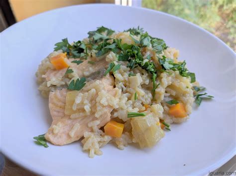 Arroz de Salmão e Delicias do Mar Iguaria Receita e Culinária