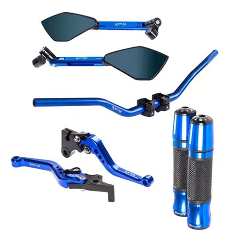 Kit Guid O Naked Manopla Retrovisor Tm Manete Fazer