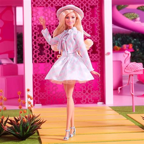 Buy Barbie The Movie Doll Collectible Doll Wearing Blue Plaid Matching
