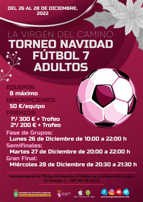 La Virgen presenta su Torneo de Fútbol 7 en Navidad para adultos