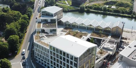 Panorama nouveau siège social de Dalkia à côté de Lille Portail