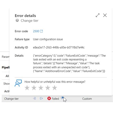 Powershell Azure Data Factory Error The Specified Resource Does