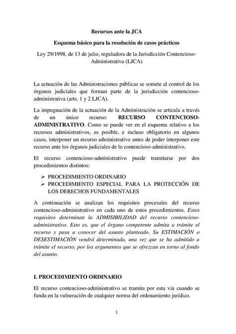 Modelo Recurso Contencioso Administrativo Tienes Que Saber ESTO