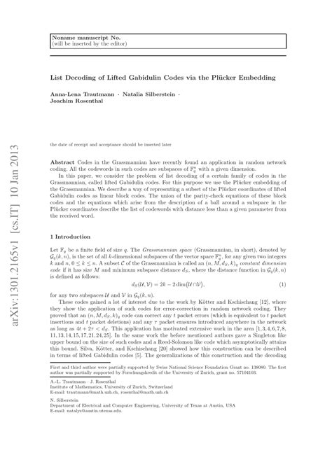 pdf list decoding of lifted gabidulin codes via the pl ucker embedding