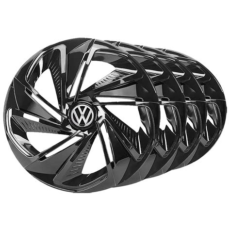 Jogo 4 Calotas Nitro Black Aro 14 Vw Gol G1 G2 G3 G4 G5 Shopee Brasil