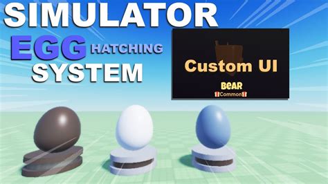 Simulator Egg Hatching System Roblox Youtube