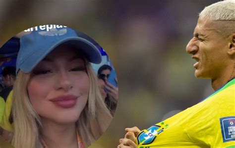 Ex namorada de Richarlison surpreende reação aos gols do jogador em