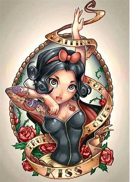 Art Tattoo Princesas Disney Princesas Disney Tatuadas Tatuaje De