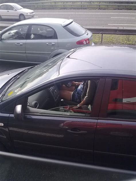 Trucker View Girl In Car