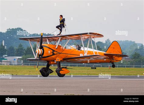 Breitling Wingwalkers AeroSuperBatics In Boeing Stearman Model 75s