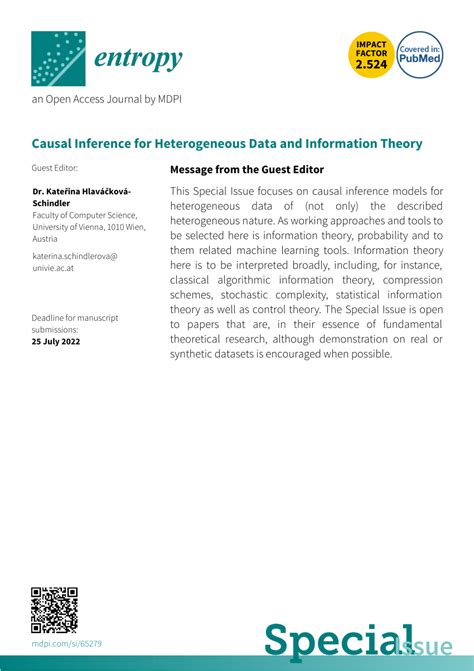 causal inference for heterogenous data and information theory download scientific diagram