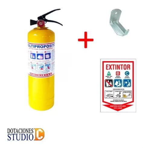 Extintor Multiprop Sito Abc Con Se Alizaci N Y Soporte Lb