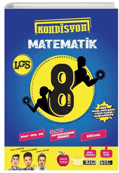 8 Sınıf Kondisyon Matematik Deneme Newton Yayınları 9786057727497
