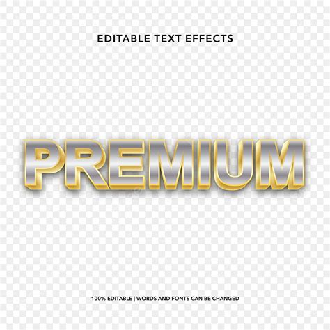 Efecto De Texto Editable Premium PNG Editable Texto Estilo PNG Y
