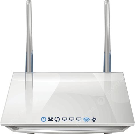 Isolated 3d Wifi Router Vector Illustration Modem Access Switch Vector