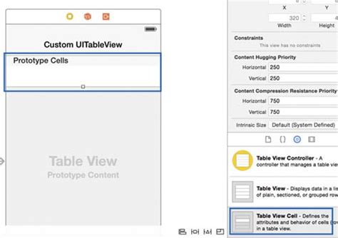 UITableView Custom Cell How To Define A Custom Cell With Swift In IOS