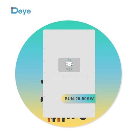 Deye Hybrid Inverter Sun 5K Sg01HP3 EU Am2 5kw 20kw 3 Phase System