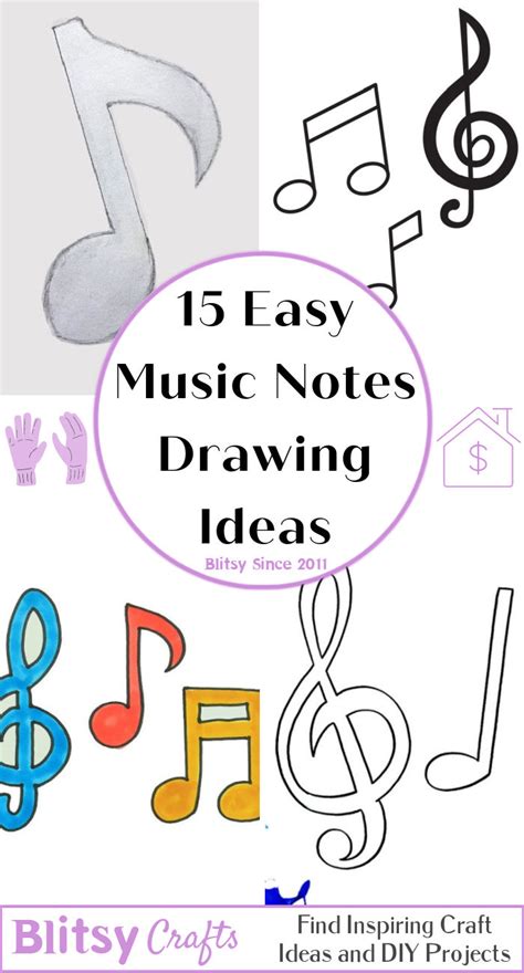 15 Easy Music Notes Drawing Ideas How To Draw