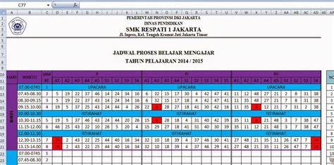 Cara Membuat Jadwal Menggunakan Excel Warga Co Id