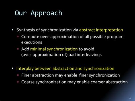 abstraction guided synthesis of synchronization ppt download