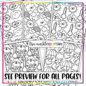 Weather Coloring Pages Water Cycle Coloring Page Tpt